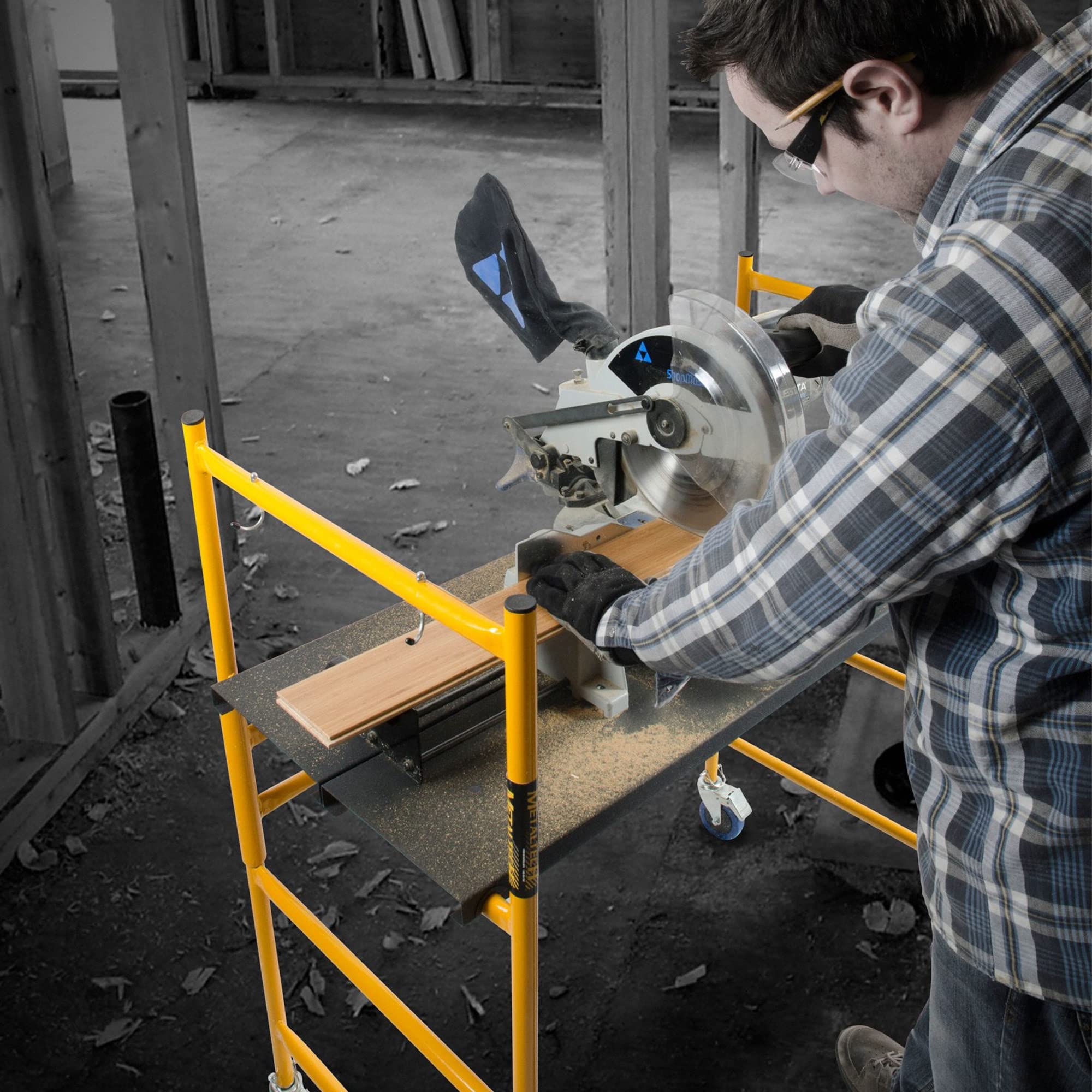 Mua Metaltech Mini Folding Steel Scaffold - 500-Lb. Capacity, Model ...