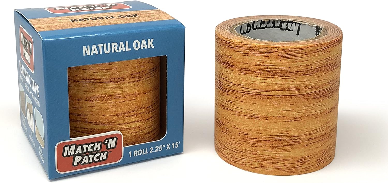 Match 'N Patch Realistic Repair Tape, Natural Oak.: Amazon.co.uk: DIY ...
