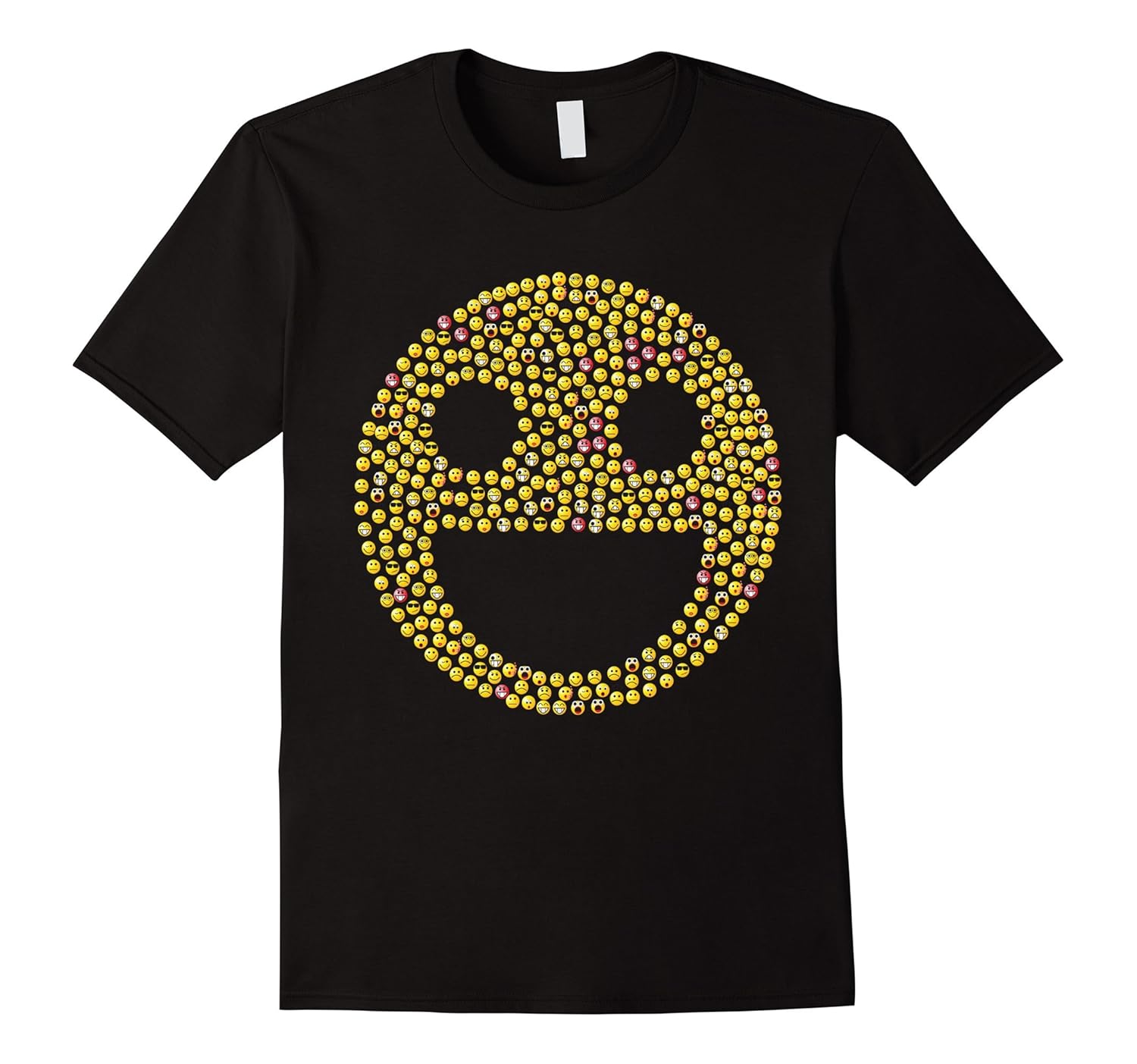 Smiley Face T-Shirt Emoji Happy Happiness Love Graphic Tee-TD – theteejob