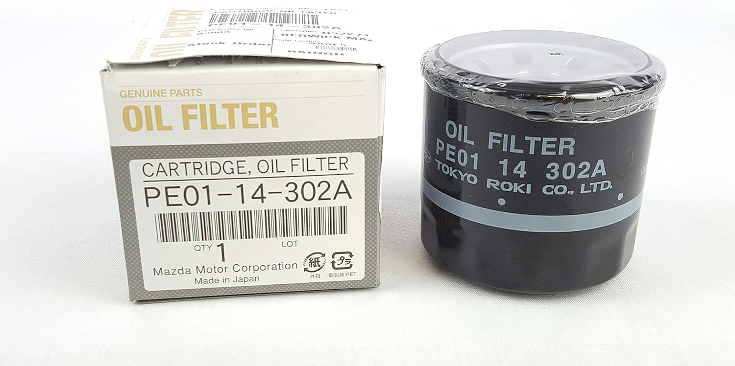 Genuine Mazda PE01-14-302A Mazda (1WPE-14-302) Oil Filter Cartridge ...