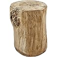 Amazon.com: Ball & Cast Faux Wood Tree Stump Stool MgO Accent Side End ...