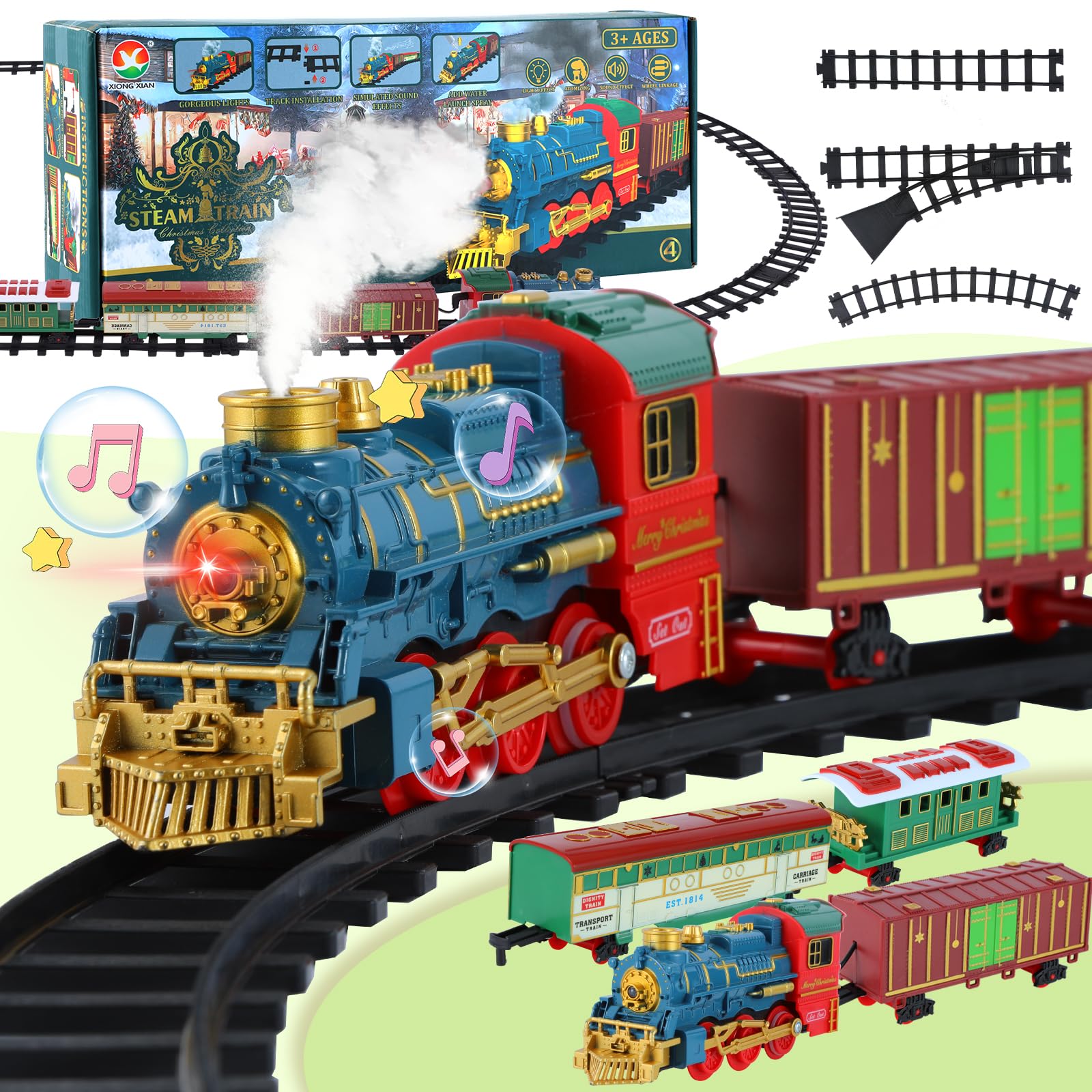 Mua Electric Train Set Toys - Rechargeable Train Set for Kids with ...