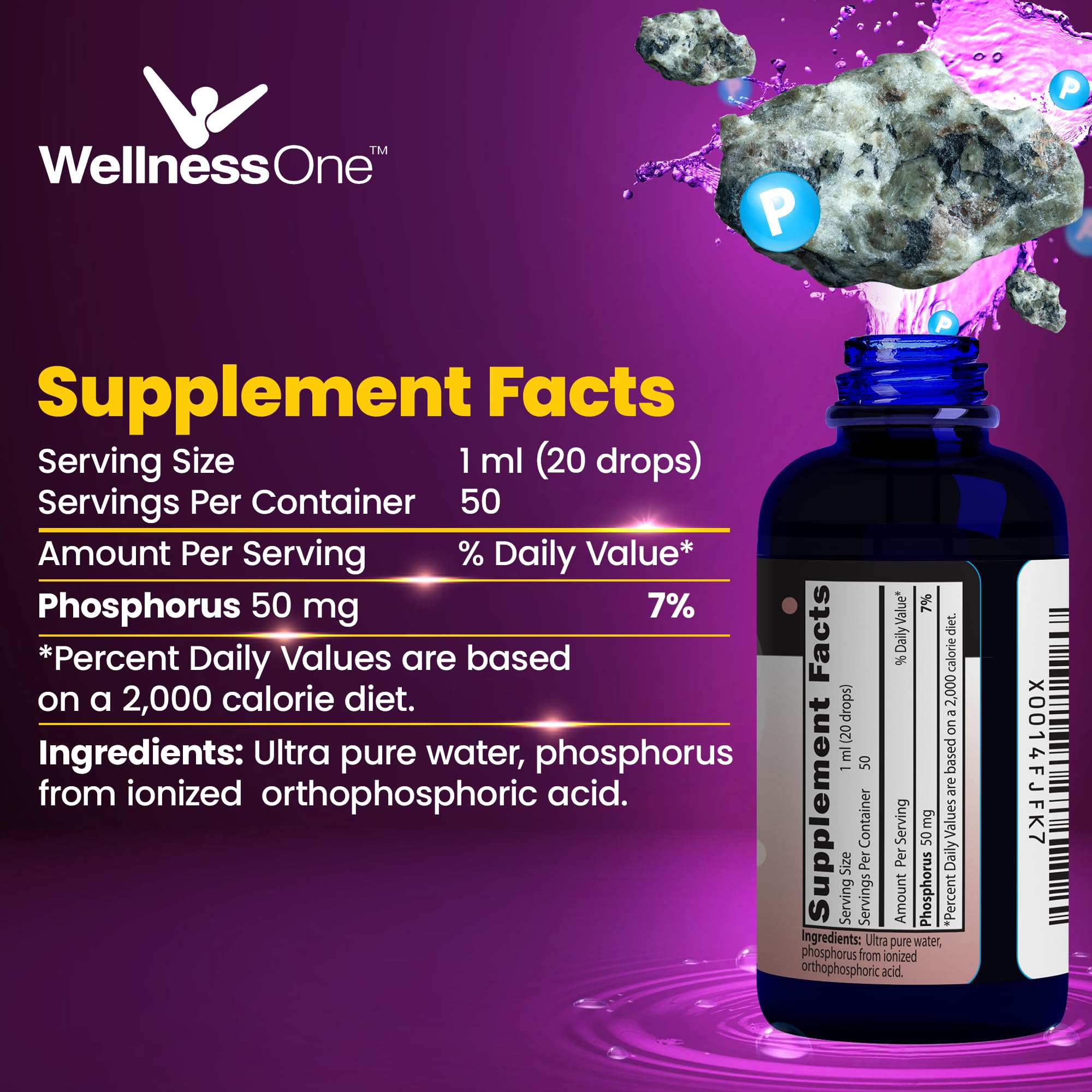 Mua WellnessOne Liquid Phosphorus Supplements - Ionic Phosphorus ...