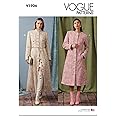Amazon.com: Vogue Misses' Coat Sewing Pattern Kit, Design Code V1926 ...