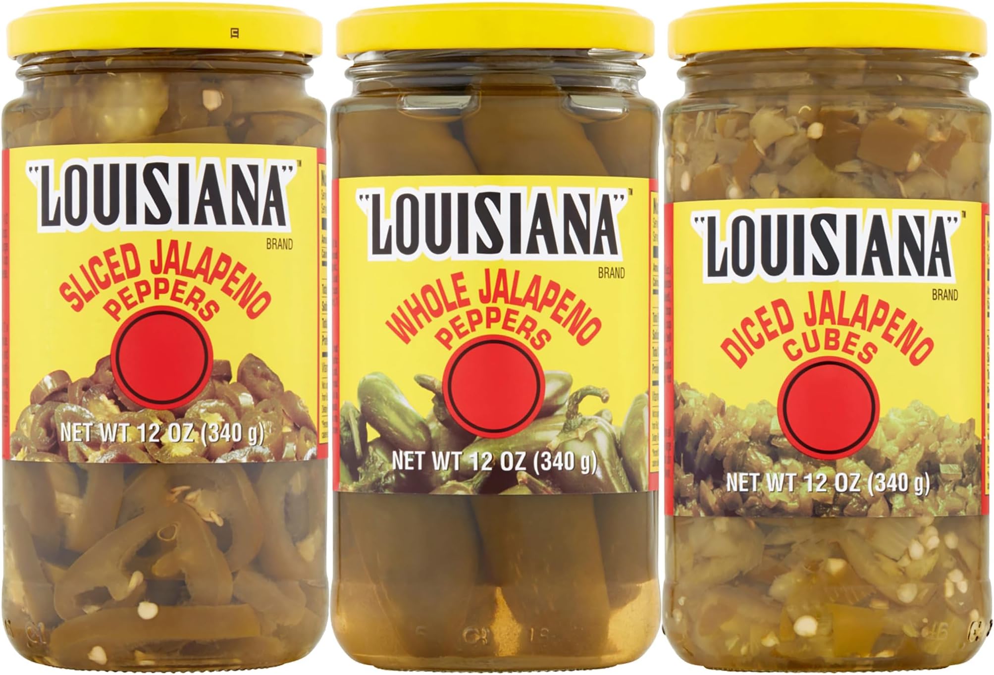 Louisiana Jalapeno Variety Pack, 1 Sliced Jalapeno Peppers, 1 Whole ...