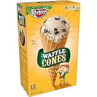 Amazon.com : Keebler Ice Cream Cones, Waffle, 12 Count Box, 5 Ounce ...