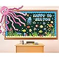Amazon.com: 93 Pcs Sea Animal Bulletin Board Classroom Decoration Under ...