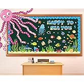 Amazon.com: JarThenaAMCS 112Pcs Ocean Fish Bulletin Board Decor Set ...