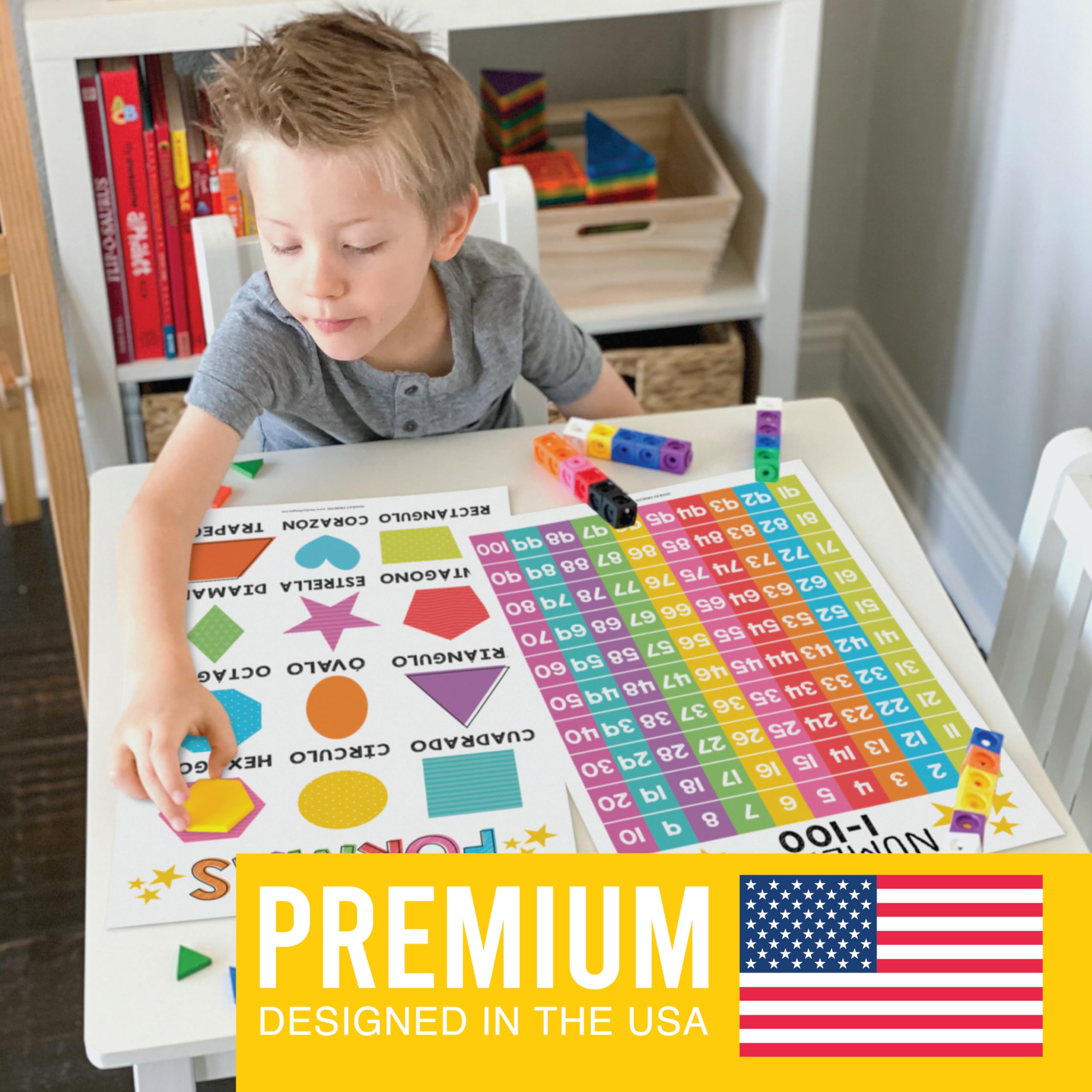 Mua 12 Colorful Spanish Educational Posters For Toddlers Spanish ...