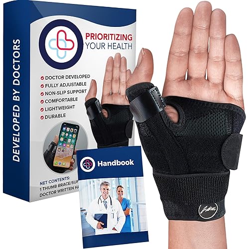 Dr. Arthritis Thumb Brace, Medical Thumb Splint Right & Left Hand ...