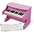 Amazon.com: Melissa & Doug Learn-to-Play Pink Piano With 25 Keys and ...