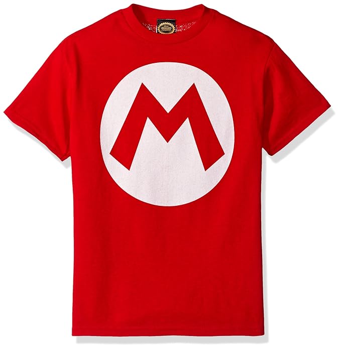 Nintendo Mario Icon Graphic - Playera para niño: Amazon.com.mx: Ropa ...