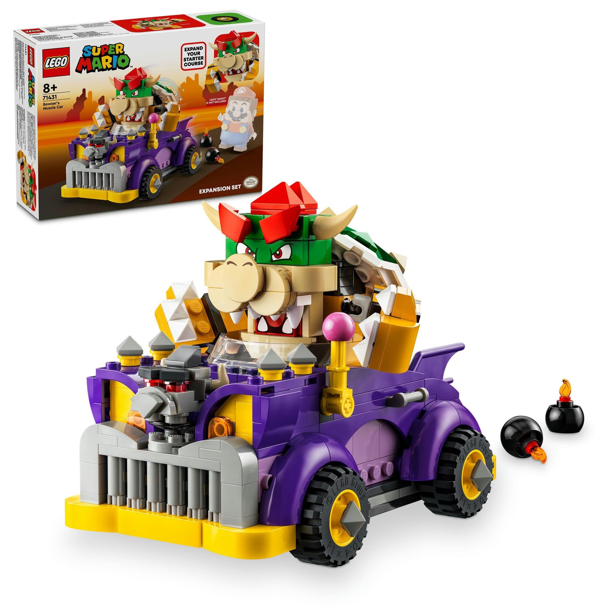 Mua LEGO 71431 Super Mario Bowser Highway Car Toy Toy Present, Blocks ...
