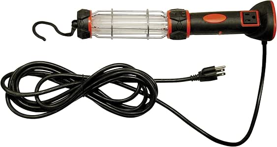 OEMTOOLS 25983 13-Watt Handheld Fluorescent Light, Red and Black ...