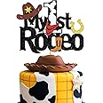 Amazon.com: My 1st Rodeo Cake Topper Western Cowboy 1st Cake ...