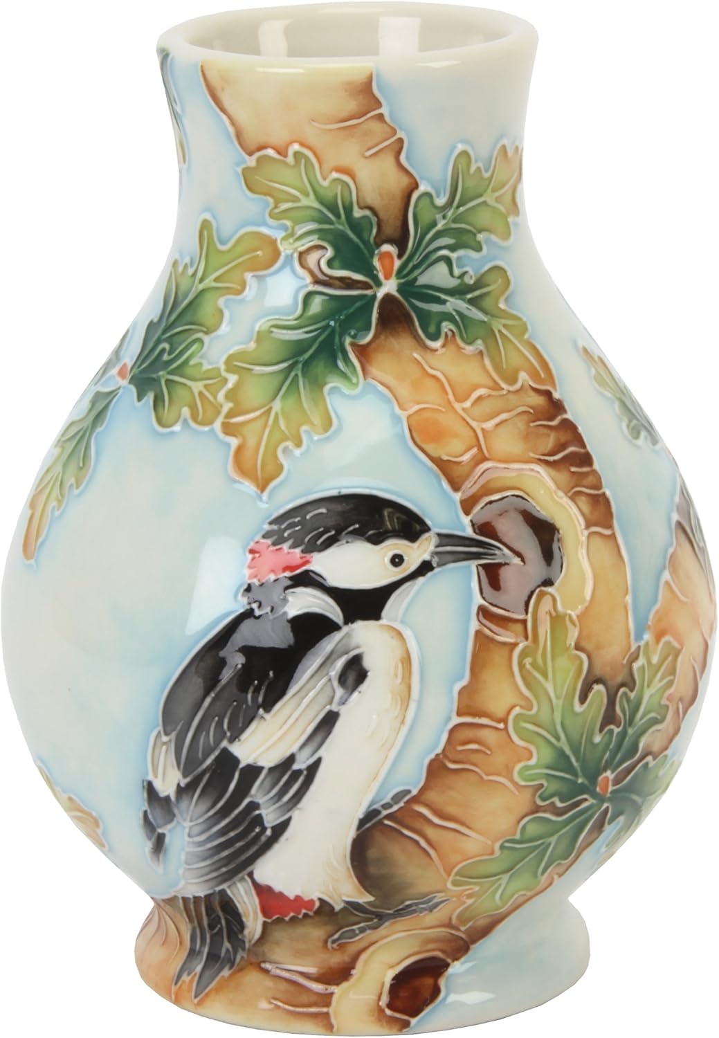 Old Tupton Ware British Birds Pattern Hand Painted Ceramic 6" Vase ...