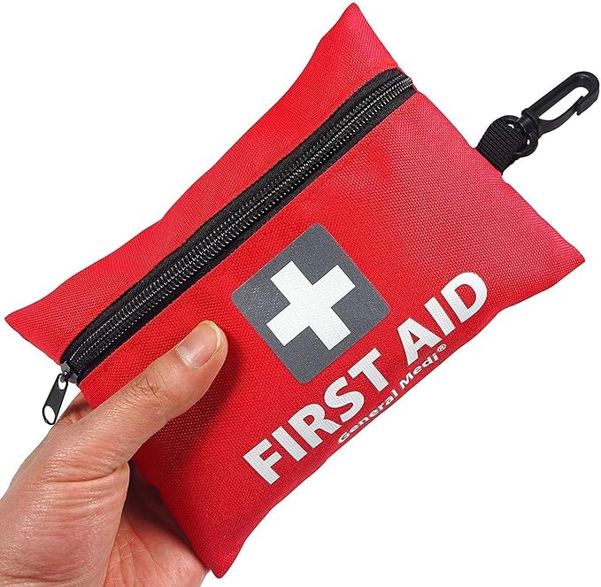 Mini First Aid Kit, 92 Pieces Small First Aid Kit - Includes Emergency ...