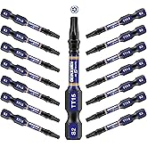 Geinxurn 10Pieces 2 In. T15 Impact Tough Magnetic Screwdriver Bit Set ...
