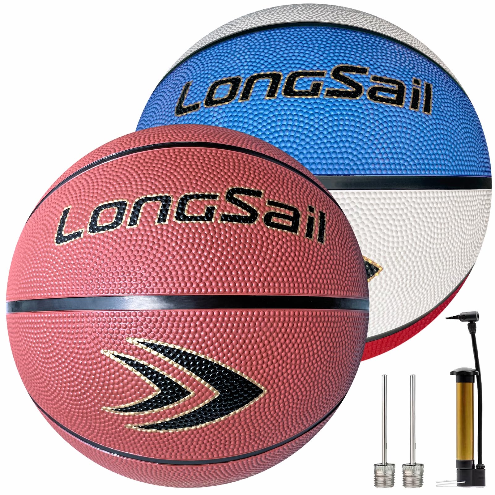 Longsail Indoor/Outdoor Basketballs 29.5"- Basketball Ball Size 7 ...