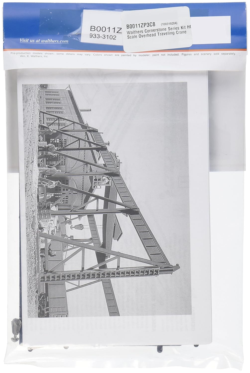 HO Scale Cornerstone Series Walthers R Overhead Traveling Crane Kit HO ...