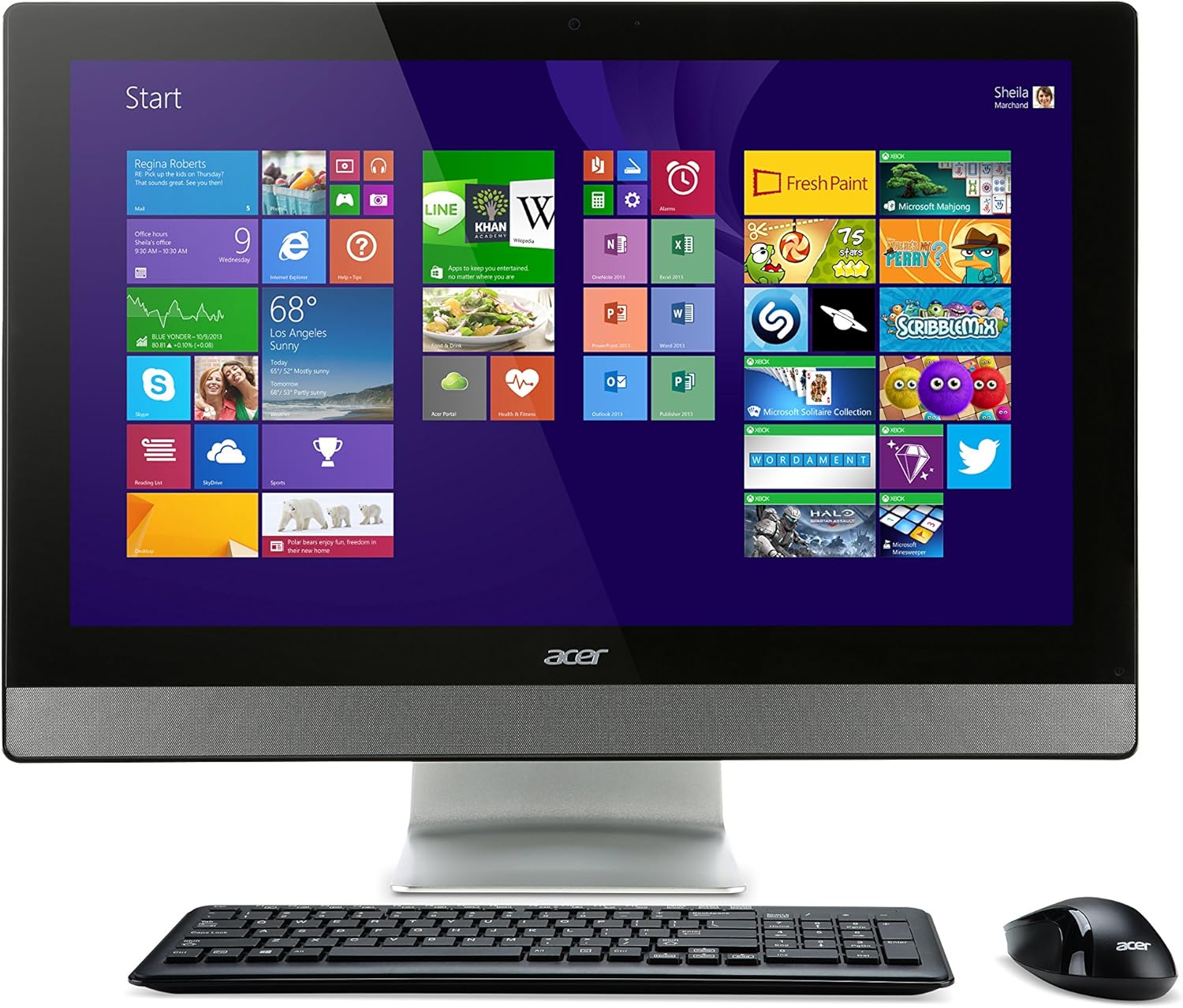 Acer Aspire Z3-615 2.2GHz i7-4785T 23" 1920 x 1080Pixeles Pantalla ...