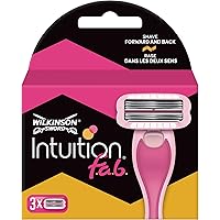 Amazon.com: Wilkinson Sword Intuition FAB Women's Razor Blade Refills ...