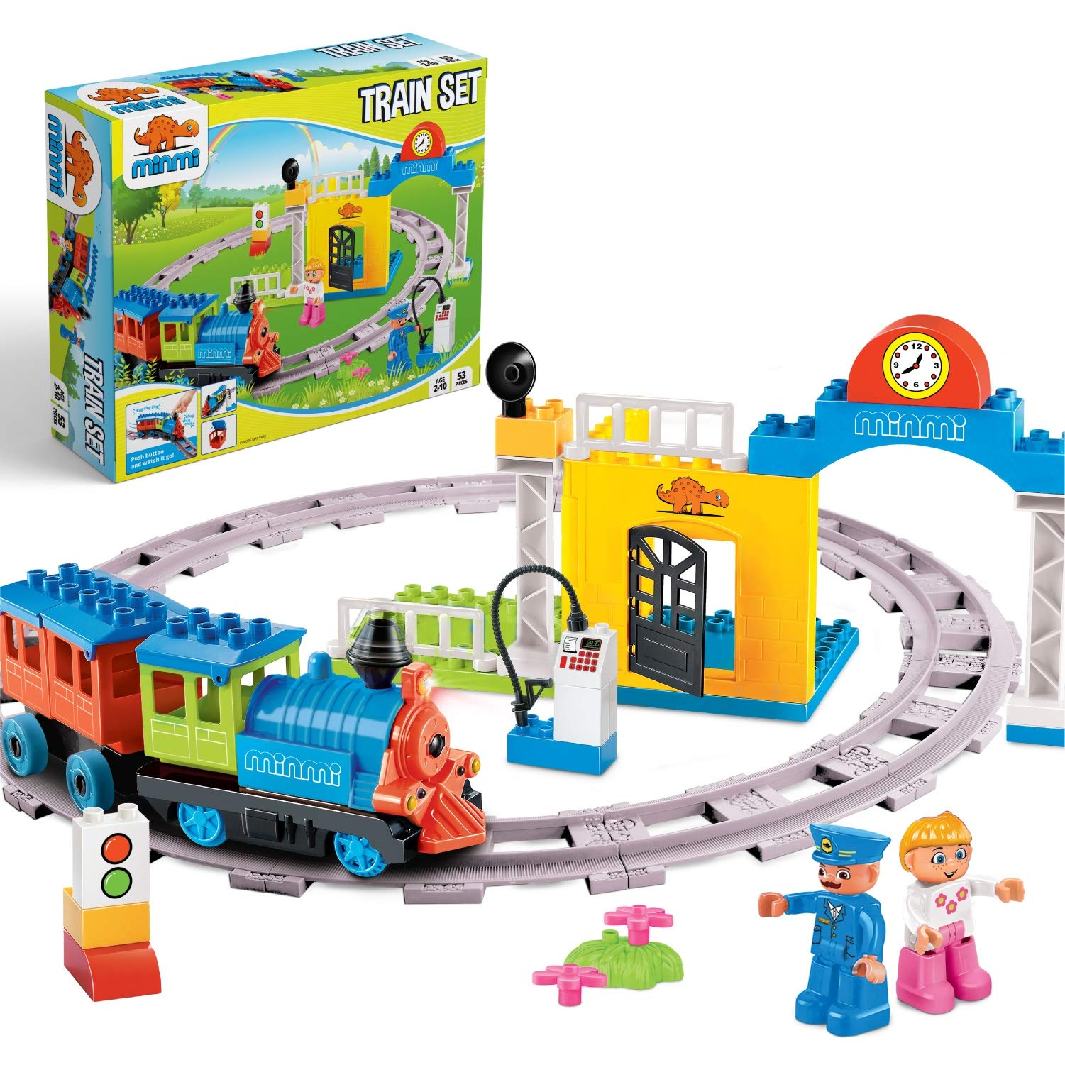 Mua Electric Train Set-Toddler Train Toy Figures & Playsets for Age 2 ...