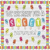 Amazon.com: JarThenaAMCS 72Pcs Summer Ice Pop Bulletin Board Decor Set ...