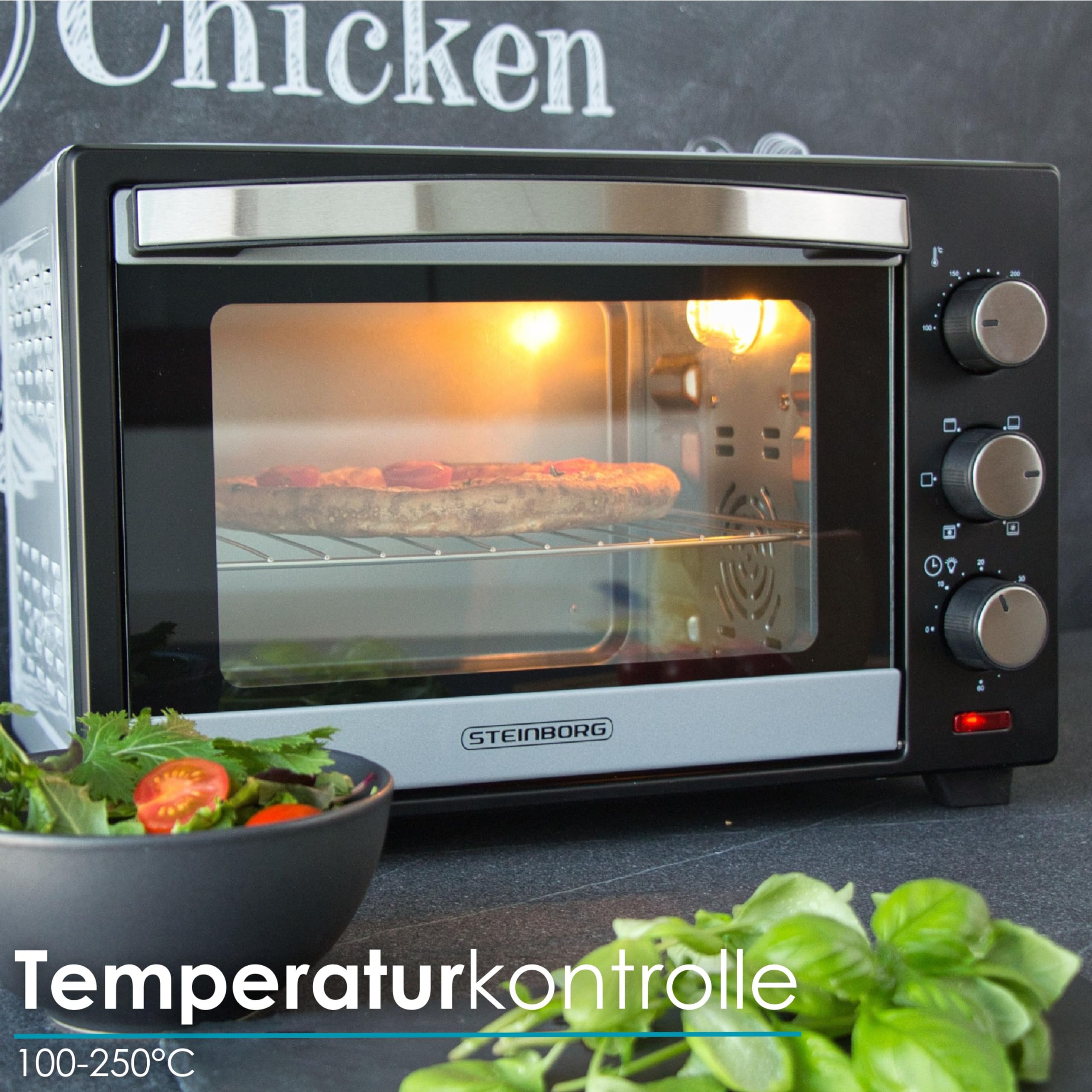 Mua STEInBORG Mini Oven 25 Litres | Pizza Oven | 3-in-1 Oven | Mini ...