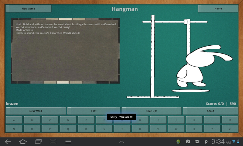 Hangman - Word Game, Puzzle, Vocabulary Builder:Amazon.com:Appstore for ...