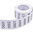 Amazon.com : Inventory Labels - Consecutive Number Stickers 1-1000 ...