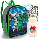 Amazon.com | Minecraft Mini Backpack Set - Bundle with 11" Minecraft ...
