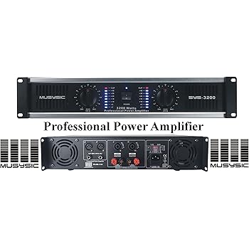 Amazon.com: Pyle PQA5100 Rack Mount 19'' Power Amplifier, 5100 Watt ...