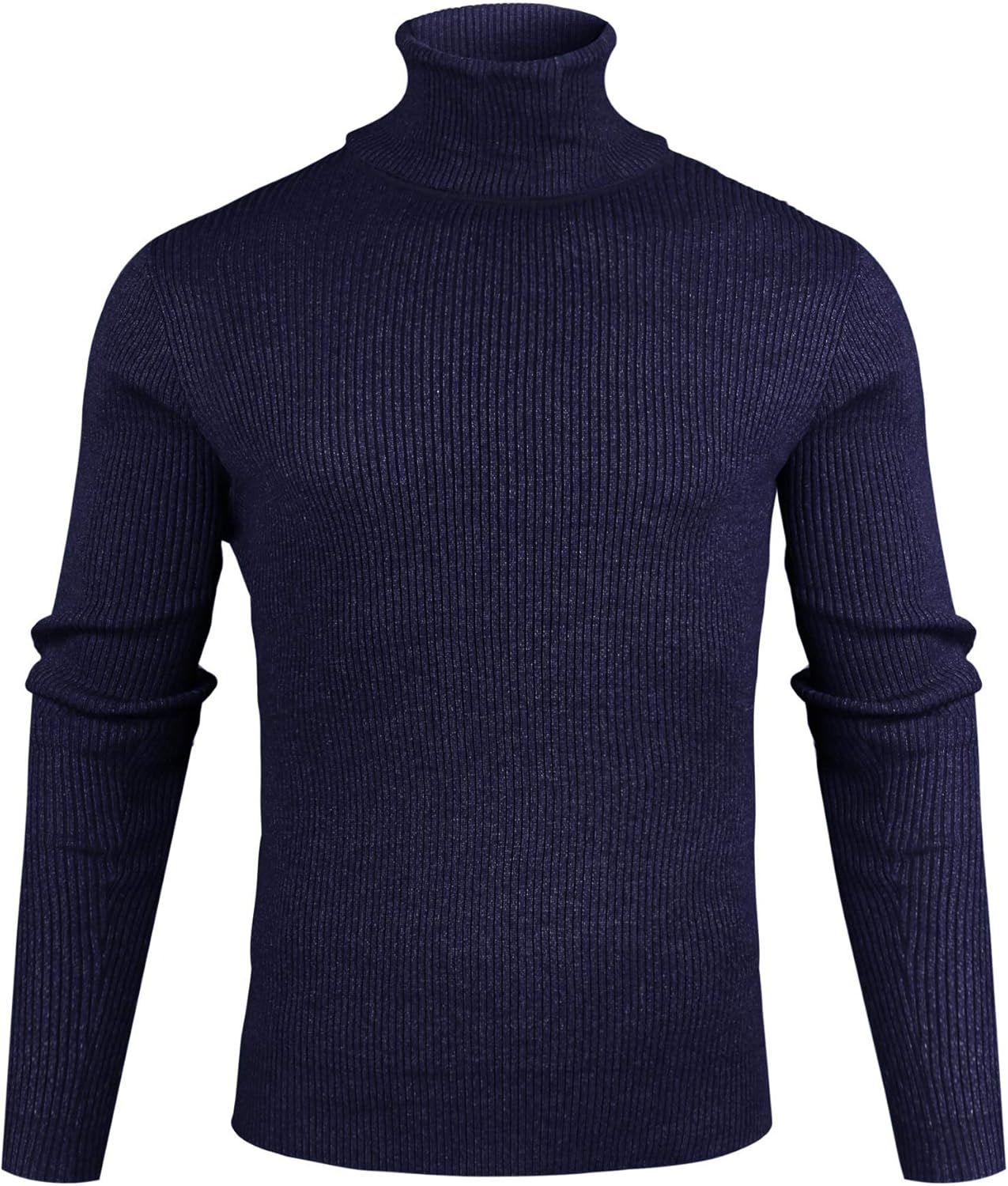 Sykooria Pull Homme Col Roulé en Tricot Hiver Pull-Over à Manches ...
