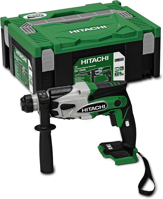 Hitachi Taladro Inalámbrico, 1 pieza, DH18DSL (Basic) (HSC II): Amazon ...
