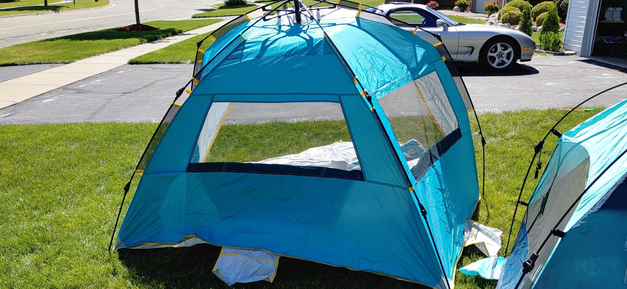$12/mo - Finance WolfWise 4-5 Person Beach Tent with UPF 50+ Sun ...