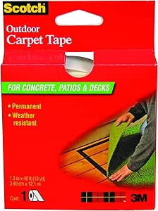 Scotch Outdoor Carpet Tape for Concrete, Patios and Decks, Permanent ...