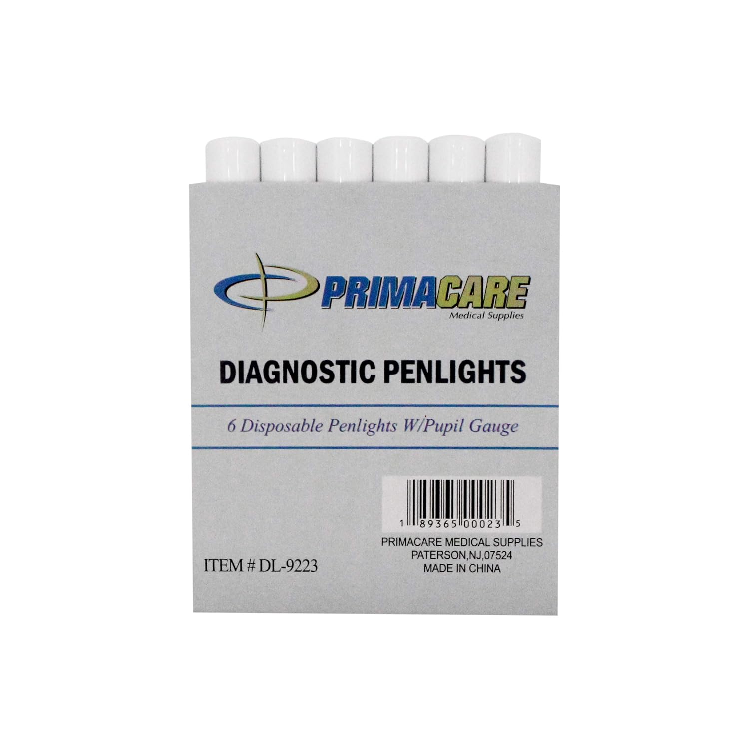 Primacare DL-9223 Pack of 6 Disposable Diagnostic Penlight with ...