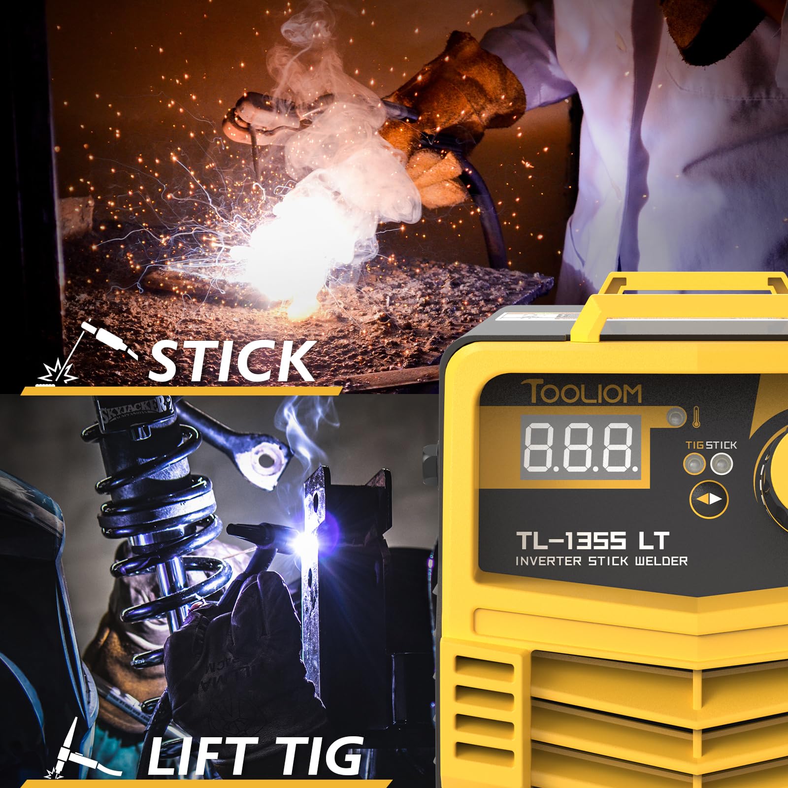 Mua TOOLIOM 135A Stick Welder/Lift TIG,110V MMA ARC Welder Machine with ...
