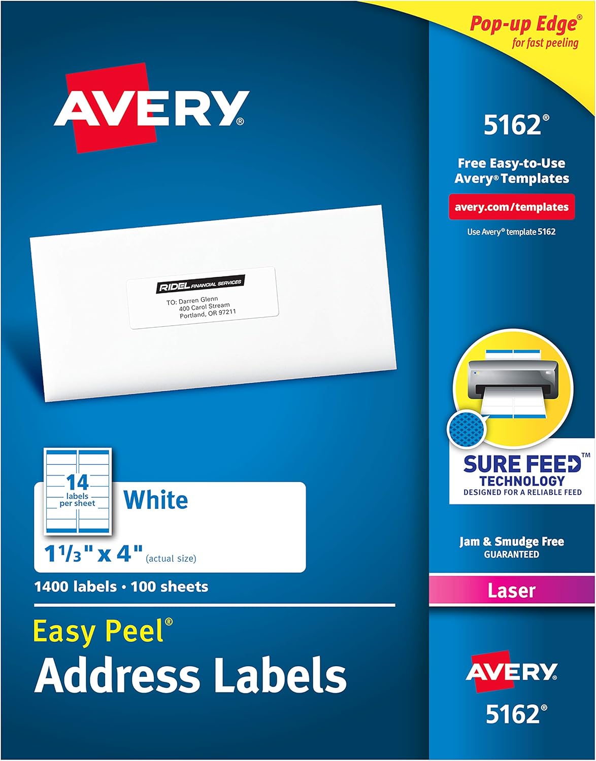 Avery Label Template 8162
