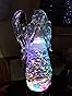 Amazon.com: Wondise 14” Color Changing Angel Lighted Water Lamp with 6 ...