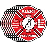 Amazon.com: Pet Alert Sticker, Double-Sided 10 Decals, Rescue Pet ...