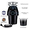 Waste Maid 10-US-WM-258-3B Garbage Disposal Anti-Jam Stainless Steel ...