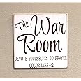 Amazon.com: HCHANA War Room Printed Wooden Sign Colossians 42 Prayer ...