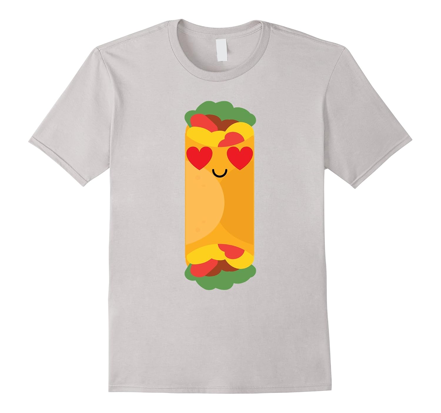 Burrito Emoji Heart Eye Shirt T-Shirt Tee Tortilla Burrita-TD – Teedep