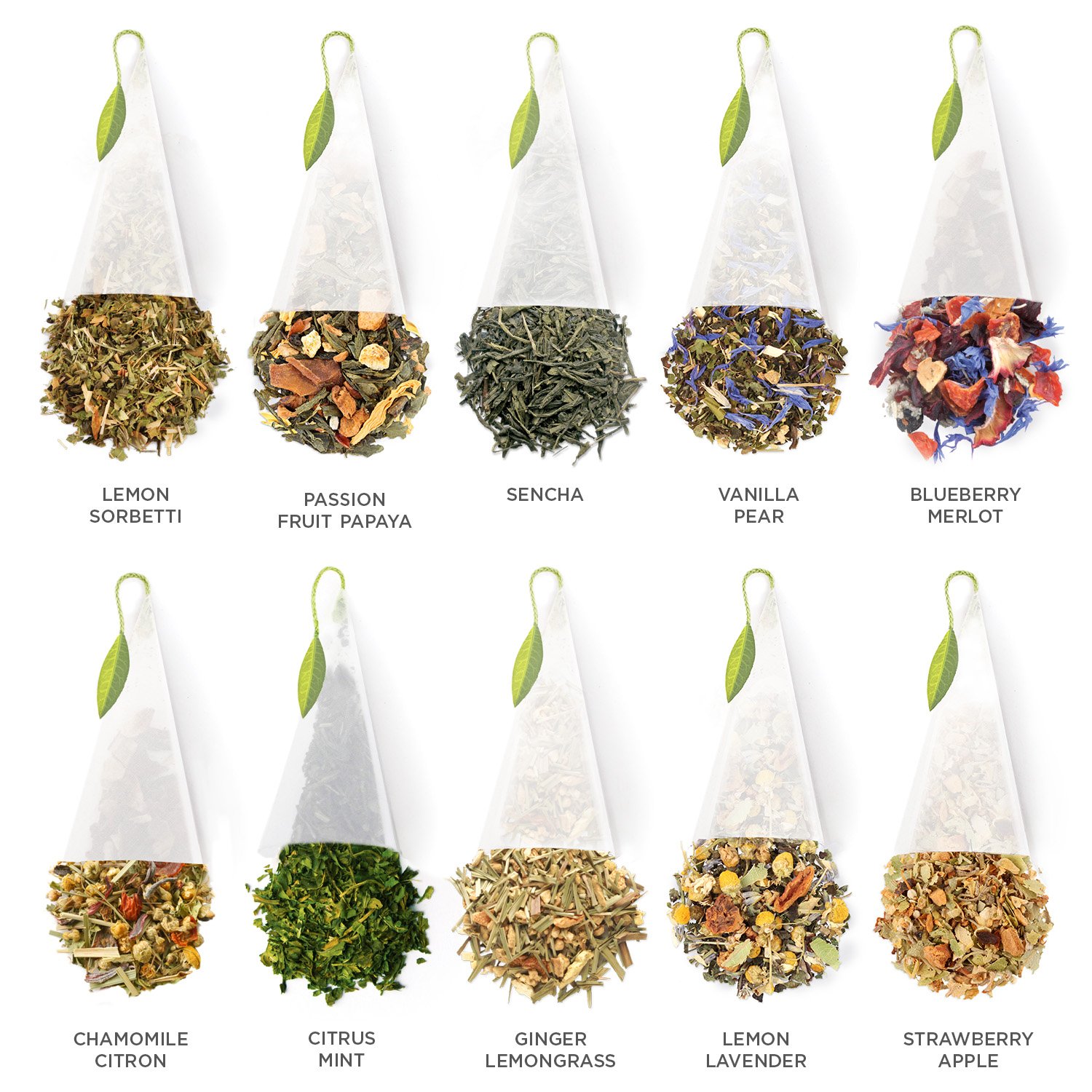 Mua Tea Chests with 40 Handcrafted Pyramid Tea Infusers (Tea Tasting ...