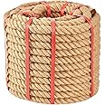 Kweetle Jute Rope 1 Inch x 100 FT, Hemp Rope Twisted Heavy Duty Jute ...