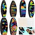 Amazon.com: Libima 36 Pcs Surfboard Scratch Paper for Kids Rainbow Art ...