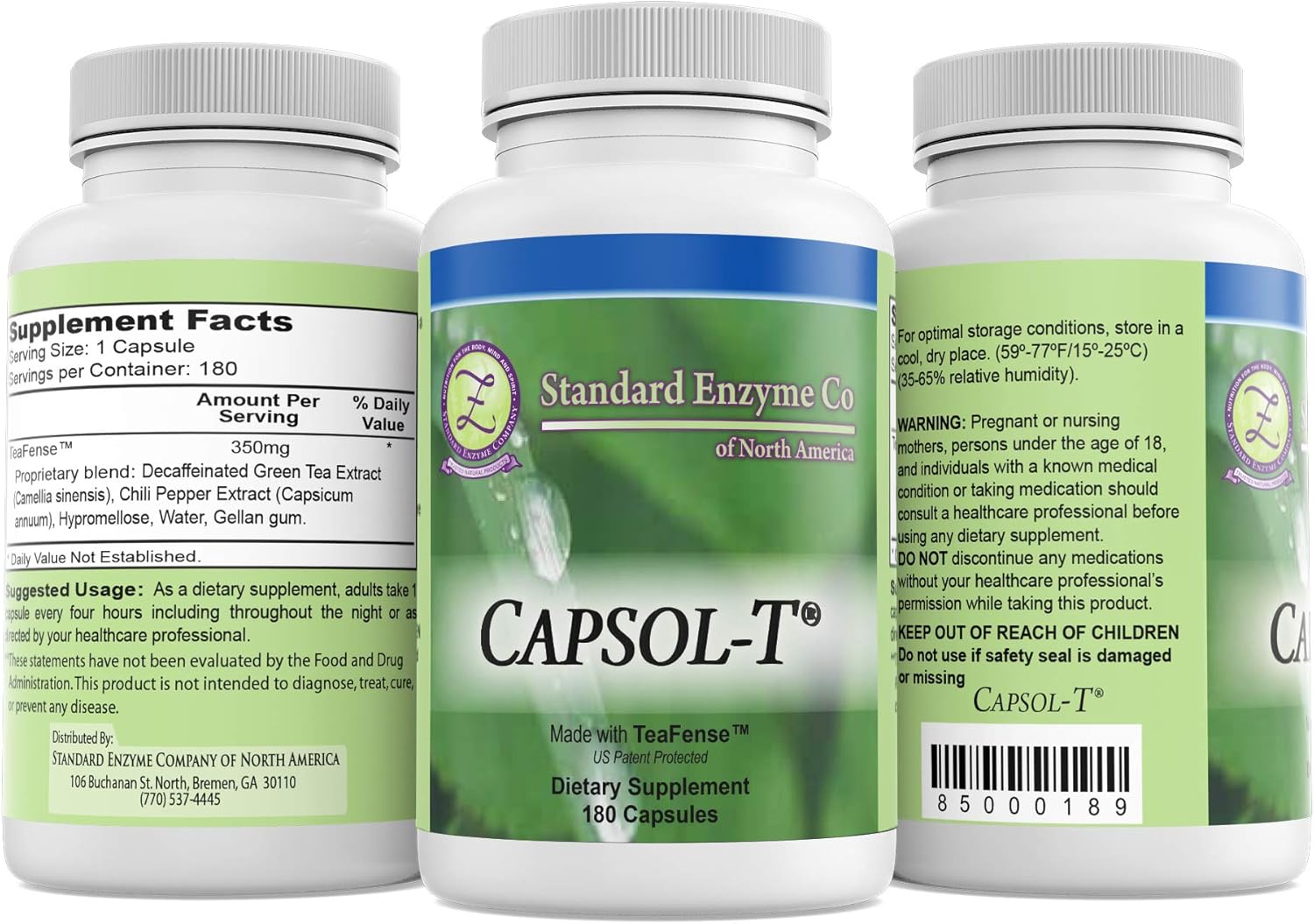 CAPSOL-T ® - Food Based Supplement - Made with Decaffeinated Green Tea ...
