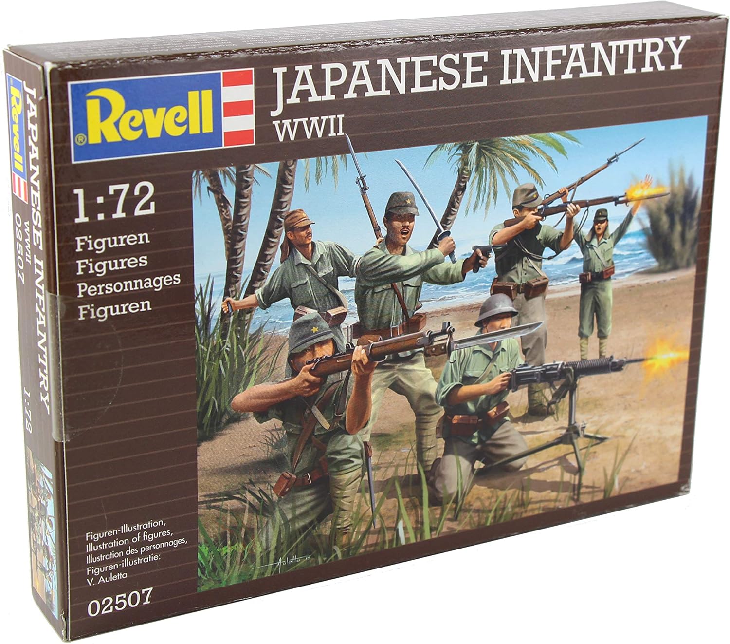 Amazon.com: Revell 02507 World War II Japanese Infantry Soldier Figure ...